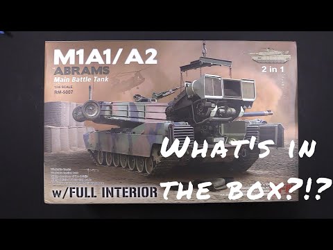 In box review Rye Field Models M1A1 A2 Abrams Main Battle Tank