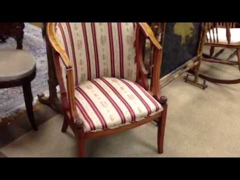 Antique furniture, Eastlake chair, Antique rocking chair, Antique barrel chair, and vintage chairs