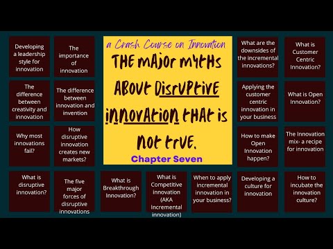Myths about disruptive innovation that is not true | Crash course on innovation Part 7