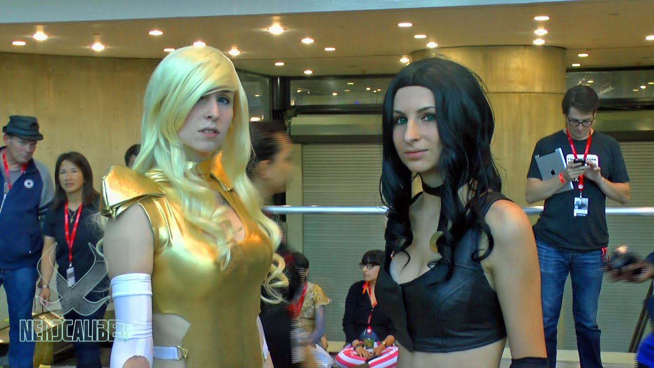 EMMA FROST and X-23! Marvel Comics Cosplay at NYCC 2013