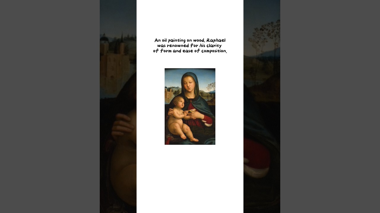 RoboDad_ Raphael Sanzio - Madonna and Child With Book #youtubeshorts