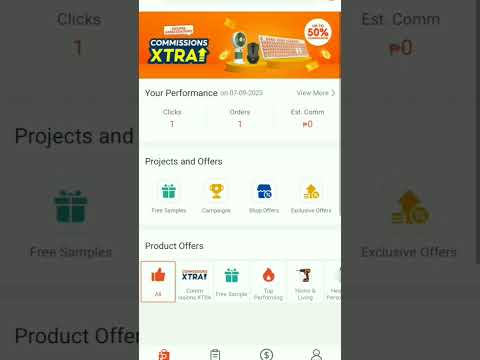 1st order in shopee affiliate program #shopeeaffiliateprogram #trendingshorts