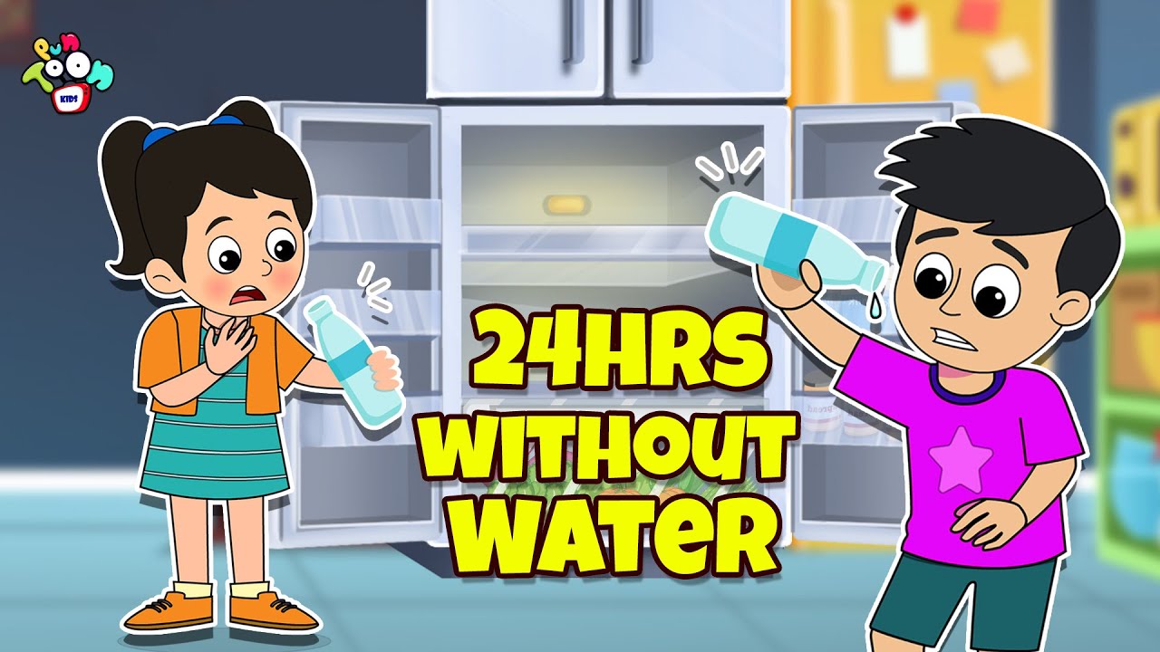 24hrs Without Water | A day without Water | Save Water | Cartoon | Moral Stories | PunToon Kids