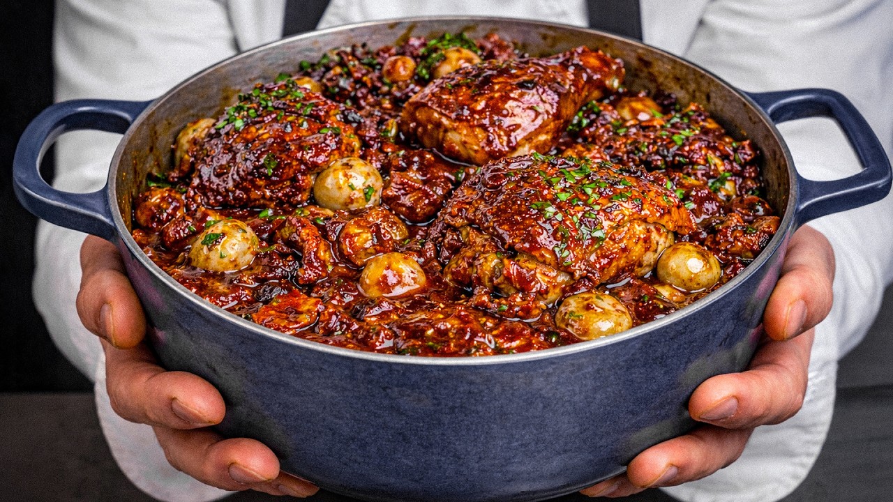 Coq au Vin Done Right (Michelin Technique)