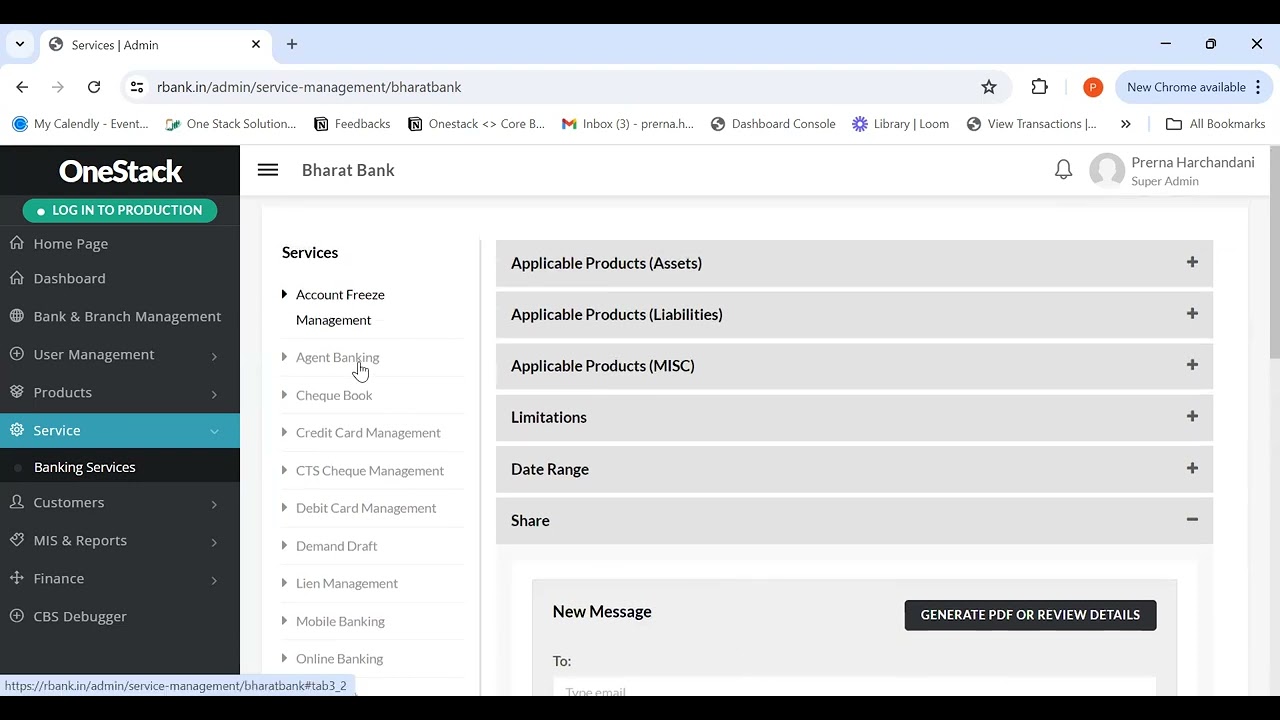 3. Service Management Module