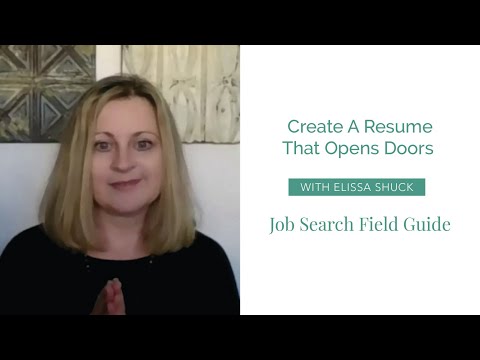 Create A Resume That Opens Doors