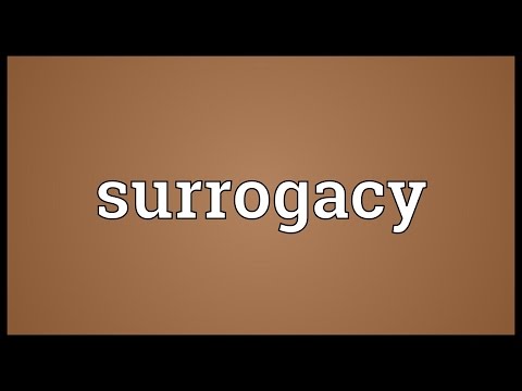 Surrogacy Meaning