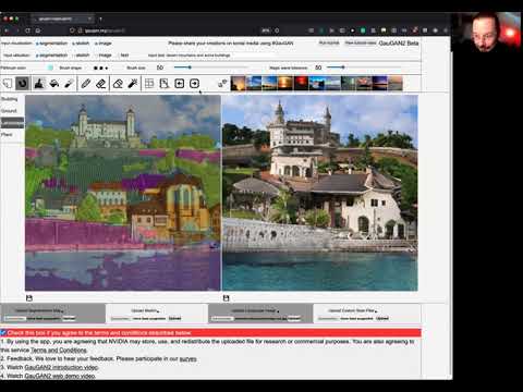 GauGAN2 - Painting beautiful landscapes with NVIDIA's AI - Creative Human Machine Collaboration