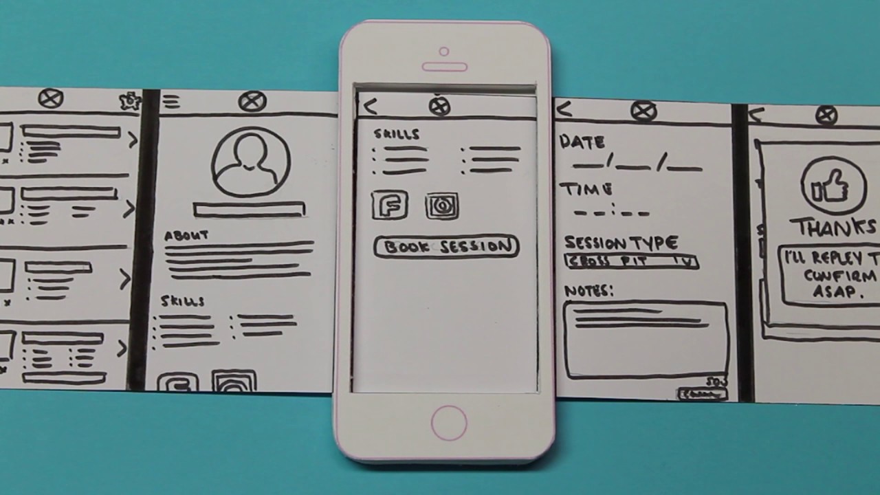 Mobile Application Design : Paper Prototype Video