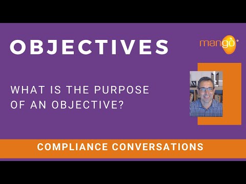 Objectives in ISO Standards - What is the Purpose of an Objective?