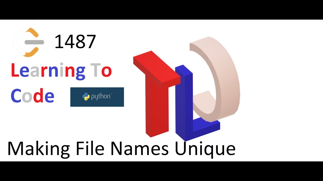Making File Names Unique [Python]