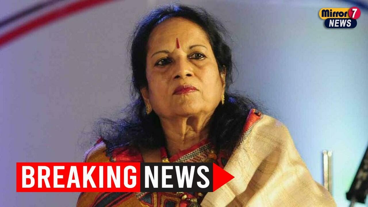 Playback singer Vani Jairam no more! Chennai police register suspicious death case