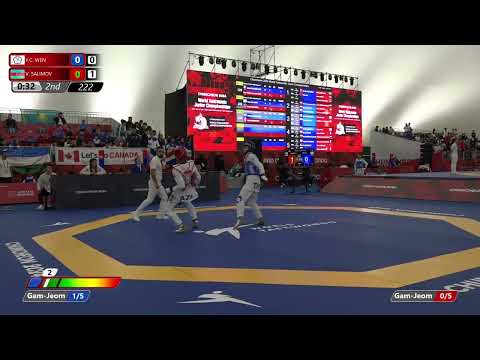 222 Round of 16 Men 63kg TPE Y C WEN AZE V SALIMOV
