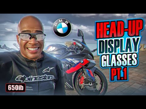UNBOXING & USING BMW Connected Ride SMARTGLASSES | AMAZING Heads-Up Display!