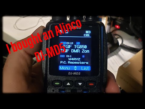 Uh oh...I bought a new radio; Alinco DJ-MD5 Unboxing