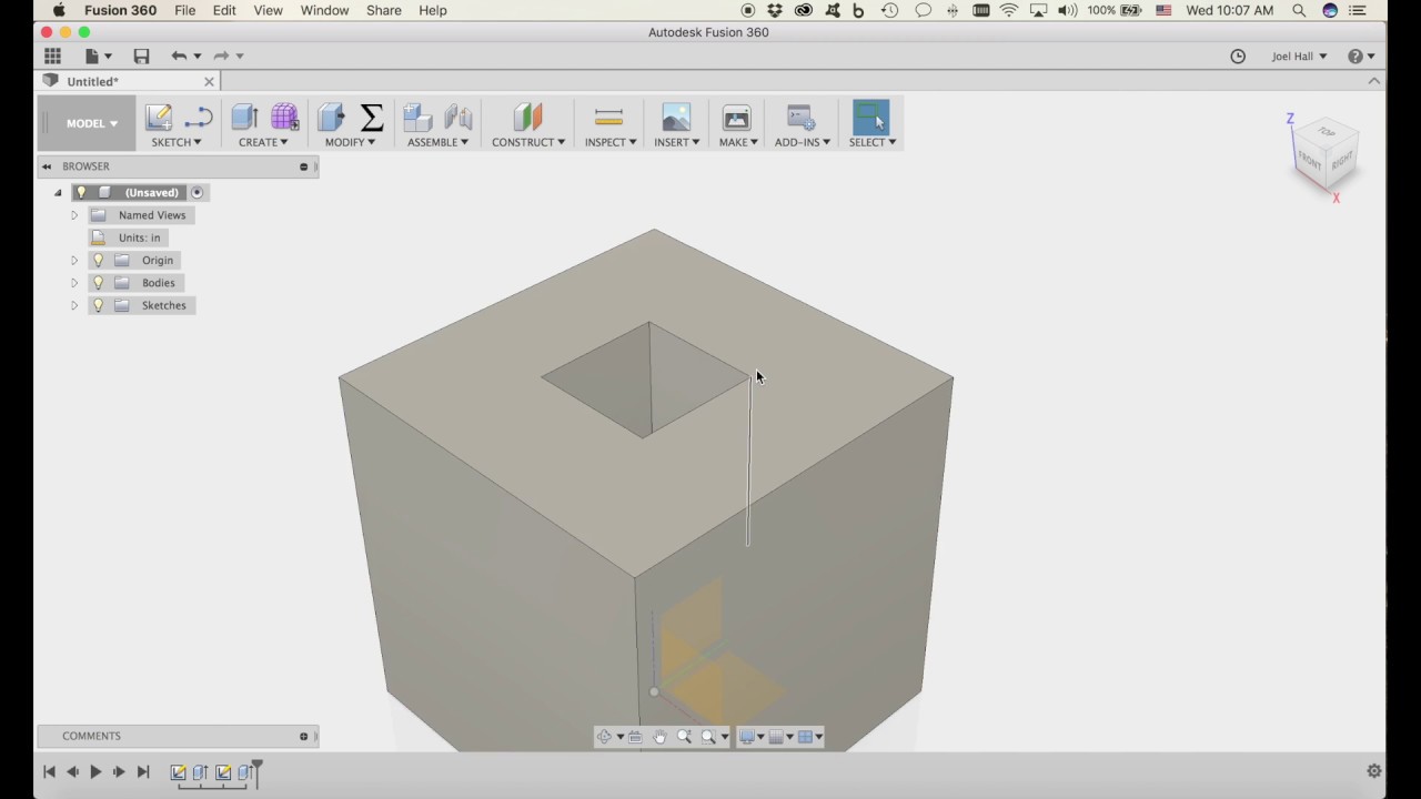 Fusion 360 Tutorial: User Parameters