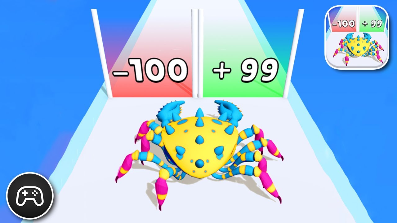 Crab Evolution Run - Gameplay Walkthrough Part 1 - Basic Solution Levels To Play (iOS, Android)