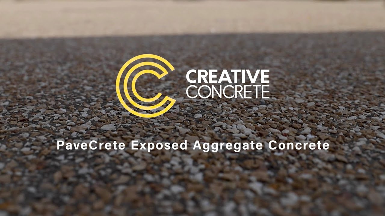 PaveCrete Exposed aggregate concrete system - Creative Concrete Concepts
