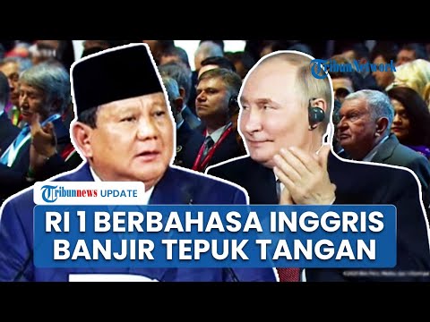 [FULL] Prabowo Jadi Tamu Kehormatan di SPIEF 2025 Rusia, Pidato Pakai Bahasa Inggris Banjir Applause