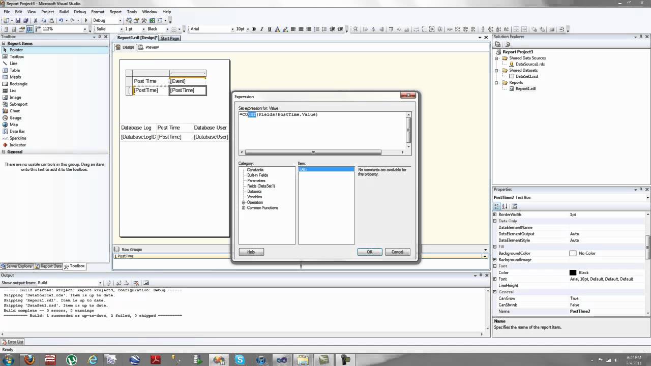 SQL Server Reporting Services 2008 R2 Tutorial (SSRS) - HD