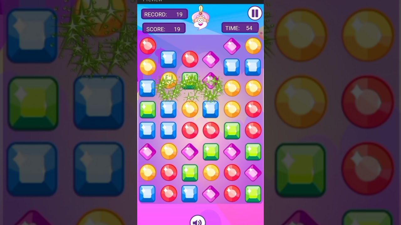 Candy Diamond Game Free Source Code in HTML5 #freesourcecode #shorts #short #shortvideo