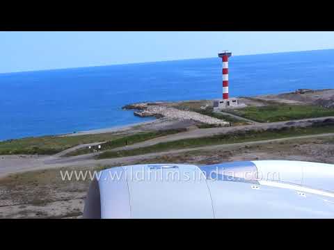 A flight takes off from Nice Côte d'Azur Airport, France