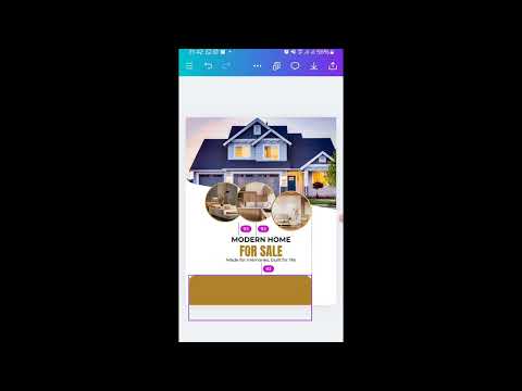 How I Made This Real Estate Flyer on Phone | Canva Mobile Tutorial