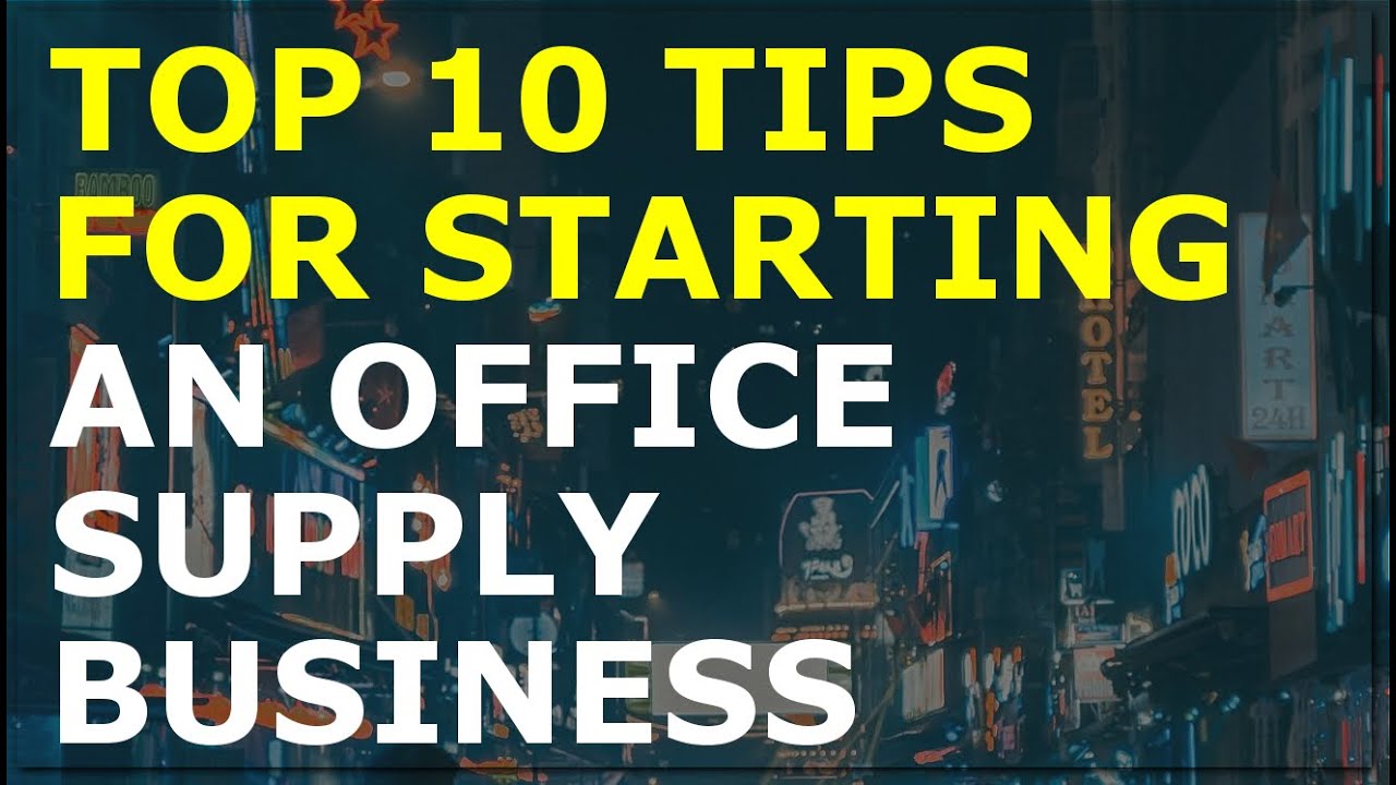 How to Start an Office Supply Business | Free Office Supply Business Plan Template Included