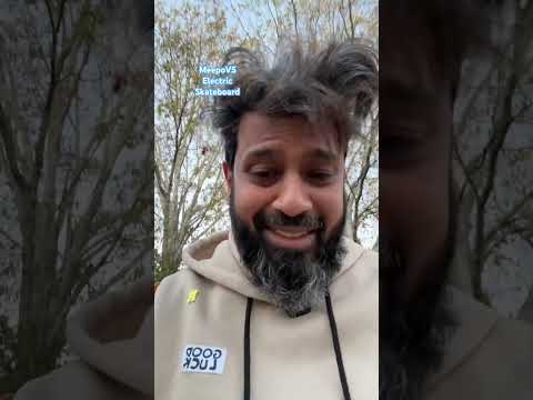 Meepo V5 electric skateboard 1st impression as a beginner rider. #meepo #eride #electricskateboards