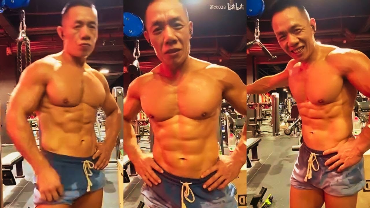 Live Recording Chinese Muscleman Workout