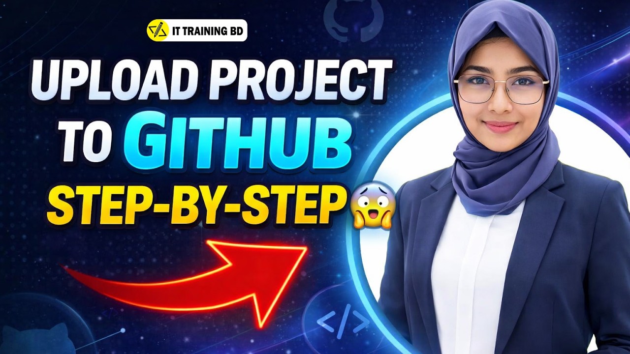 How to Upload Project to GitHub Step by Step | Git & GitHub Tutorial Bangla 2026 🚀
