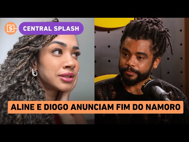 BBB 25: Aline e Diogo anunciam fim de namoro de quase 2 meses