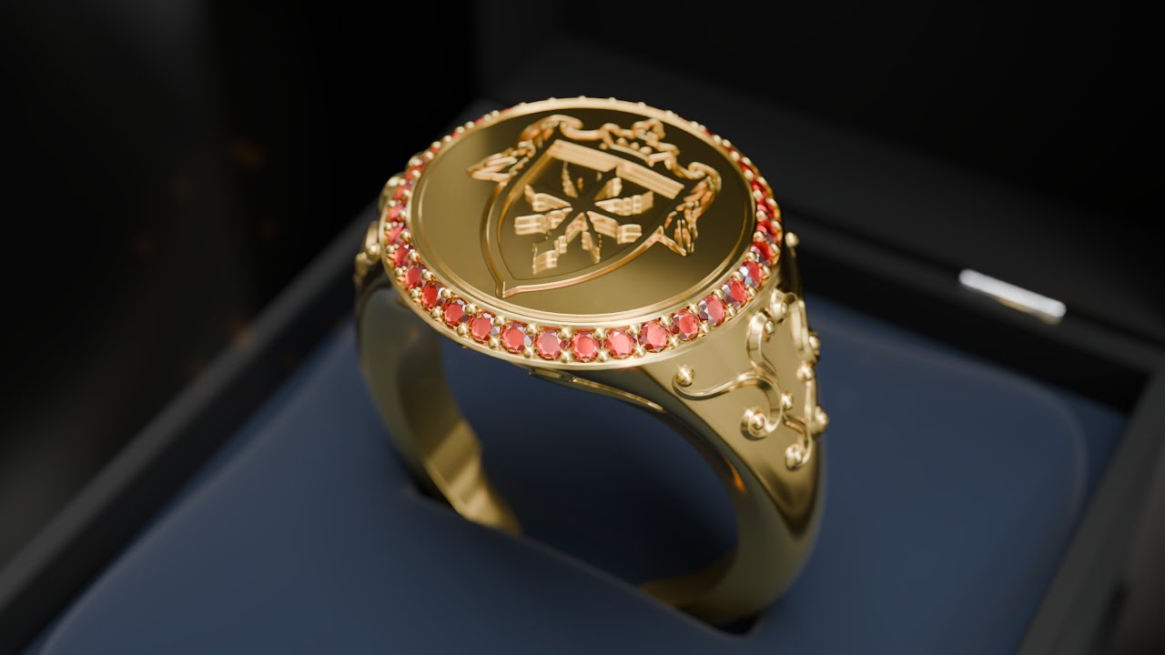 Blender 4 4 Signet Ring Modeling