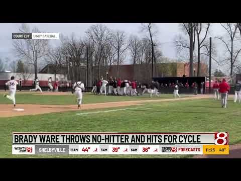 UIndy player Brady Ware throws no hitter and hits for cycle