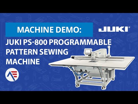 JUKI PS-800 Sewing Machine: Fast, Precise, And Automotive Upholstery With CNC Precision
