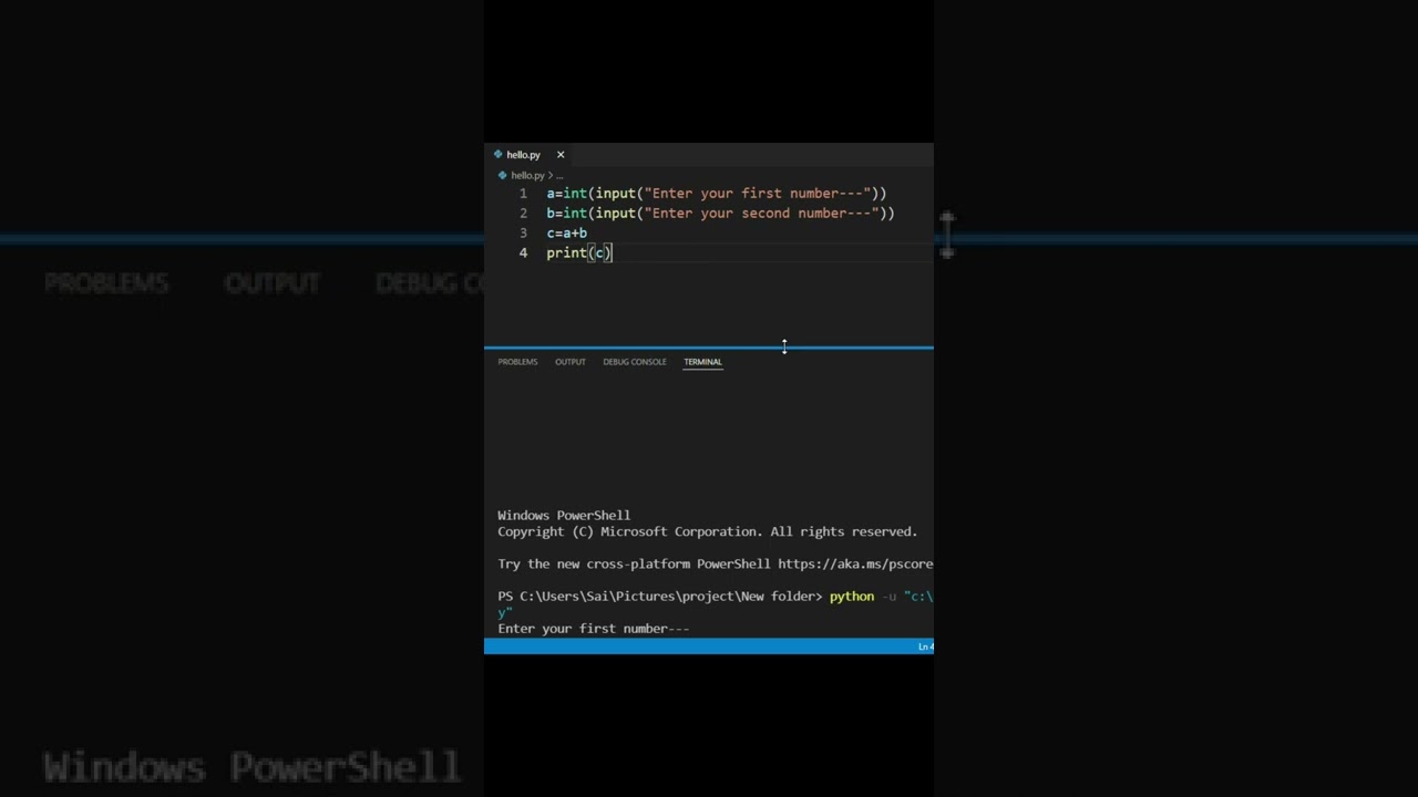 Making simple calculator using python.