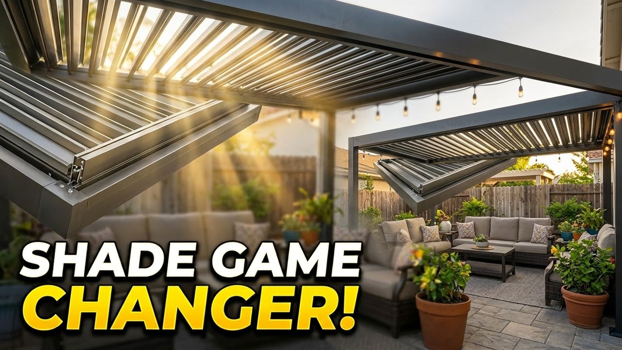 Modern Retractable Shade Structure