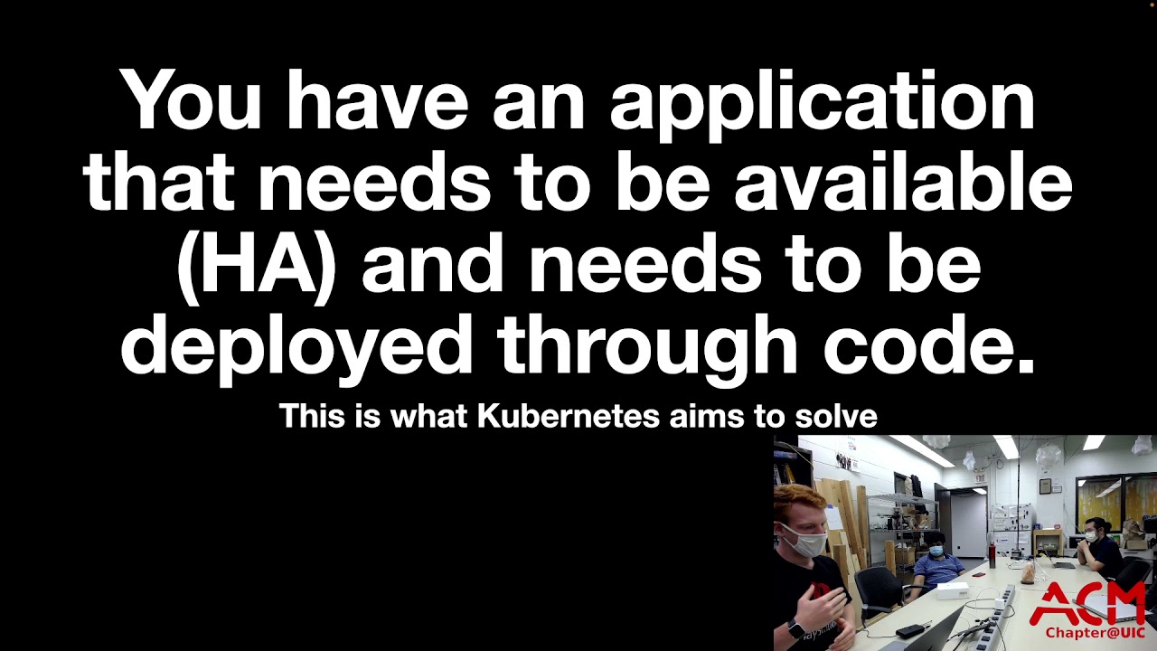 An Introduction to Kubernetes - SIG SysAdmin