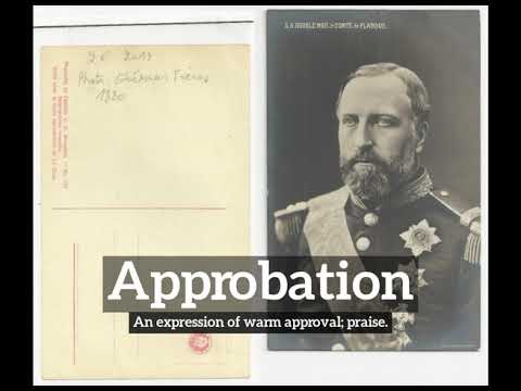 How to Say Approbation in English? | How Does Approbation Look? | What is Approbation?