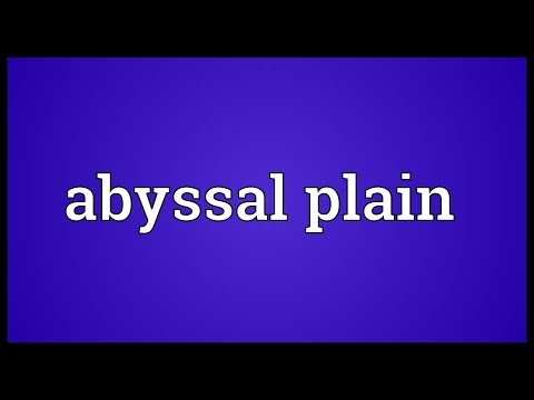 Abyssal plain Meaning