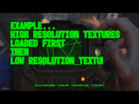 [Example] Fallout 4 = Low Rez Textures Loaded AFTER High Rez Textures Were = WHAT...