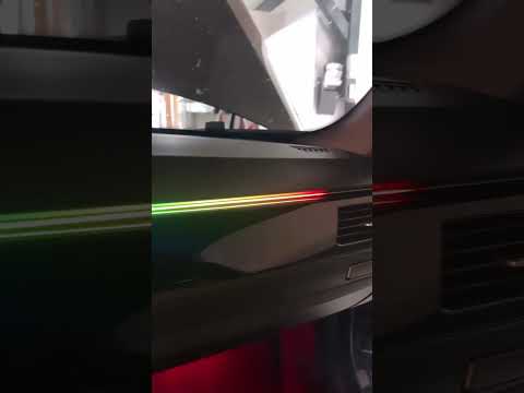 Bmw E90 with new Ambient light #shorts #bmw #light #viralshorts #ambientlights #explore