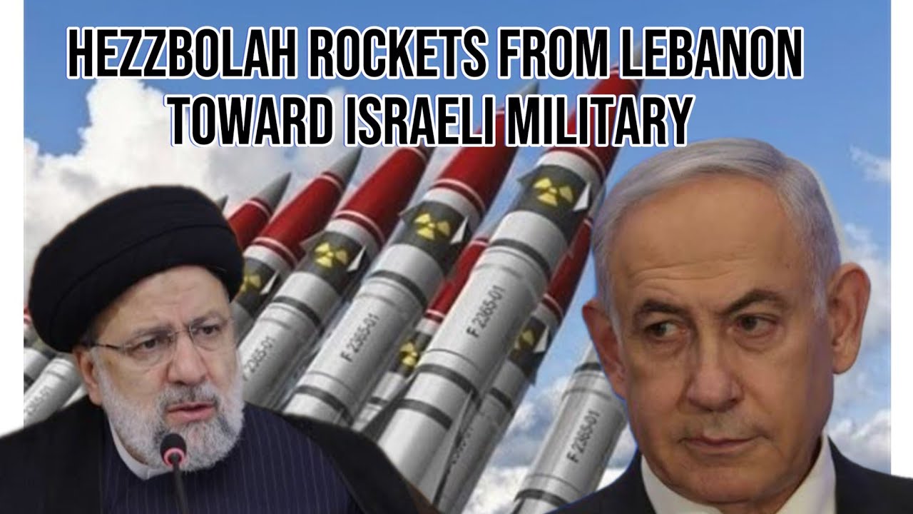 Dramatic video shows outgoing Hezbollah rockets from Lebanon toward Israeli military