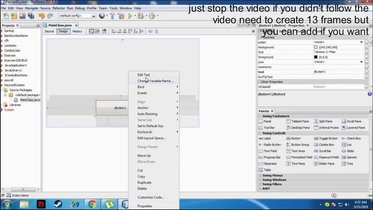 How to create simple 