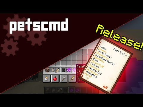 PetsCMD 2.0 | Custom Pets in Vanilla Minecraft | Minecraft 1.12 ...
