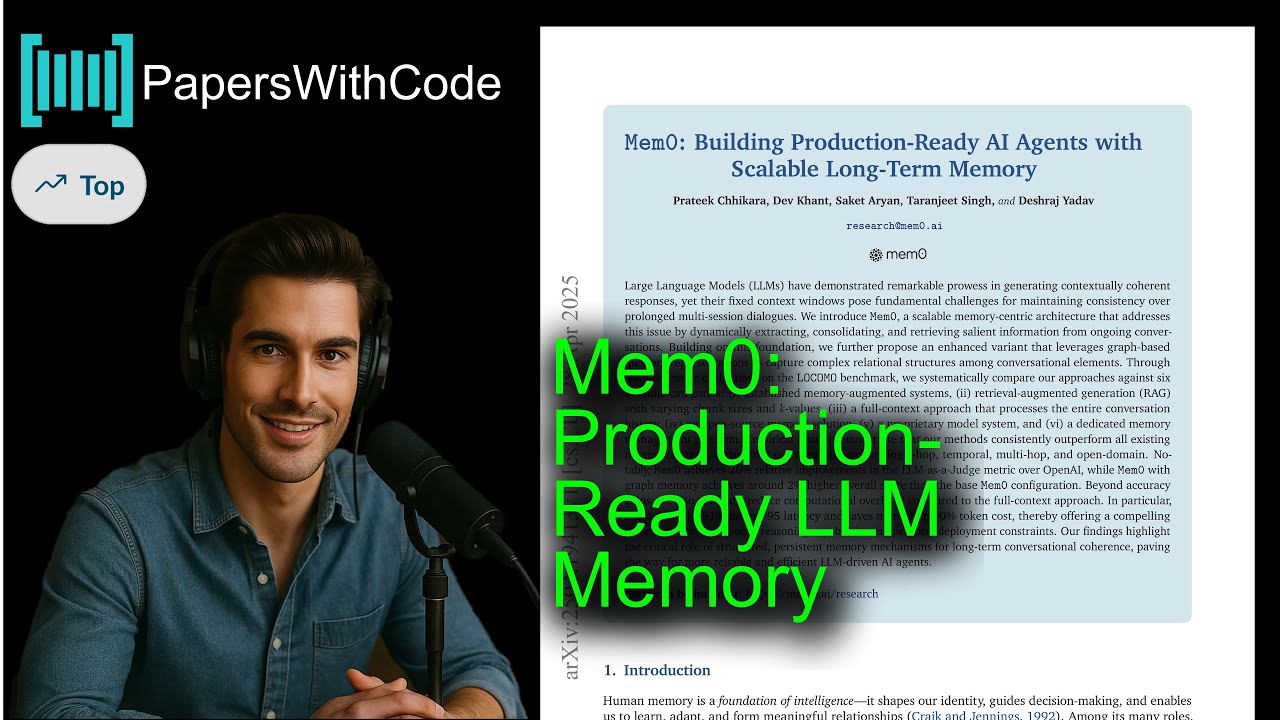 Mem0: Production-Ready LLM Memory