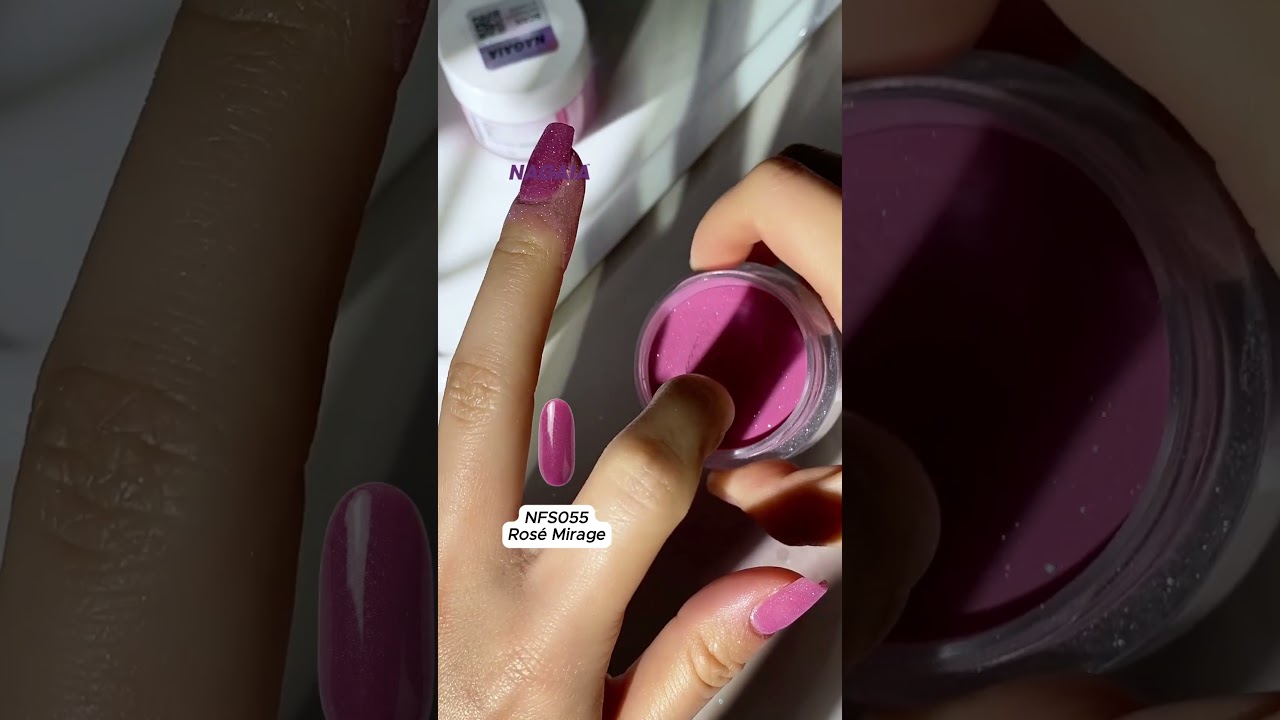 Rosè plump shimmer french tip with the extreme light mauve color ✨💕