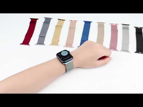 Strap For Apple watch Band 44mm 40mm 38mm 42mm 44 mm Magnetic Loop Metal smartwatch bracelet iWatch