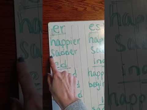 1st grade reading sight word and ed, ing, ly, le, er, est ending review