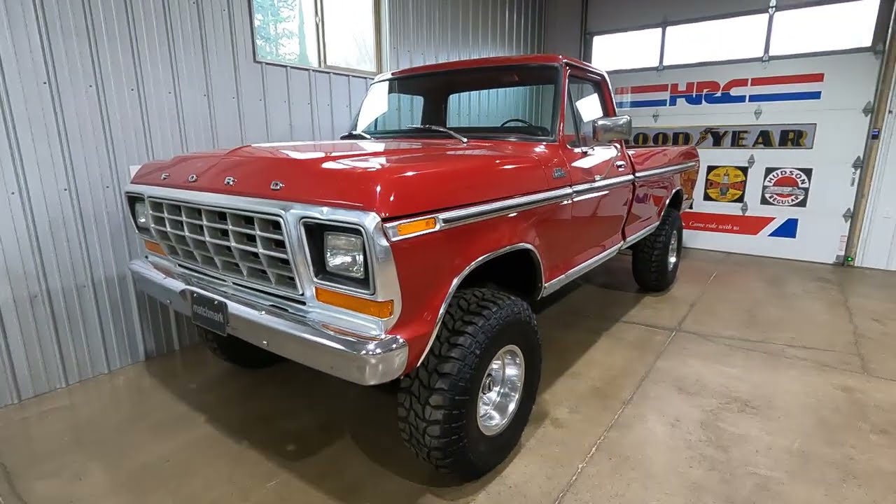1979 4x4 Ranger F150 Red